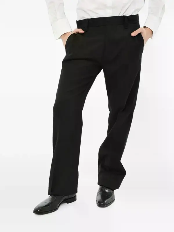 Dsquared2 Belt-loops Concealed-closure Trousers - Black