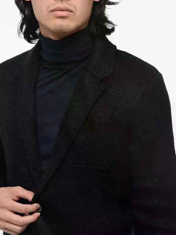 SUN HOUSE Single-breasted Knit Blazer