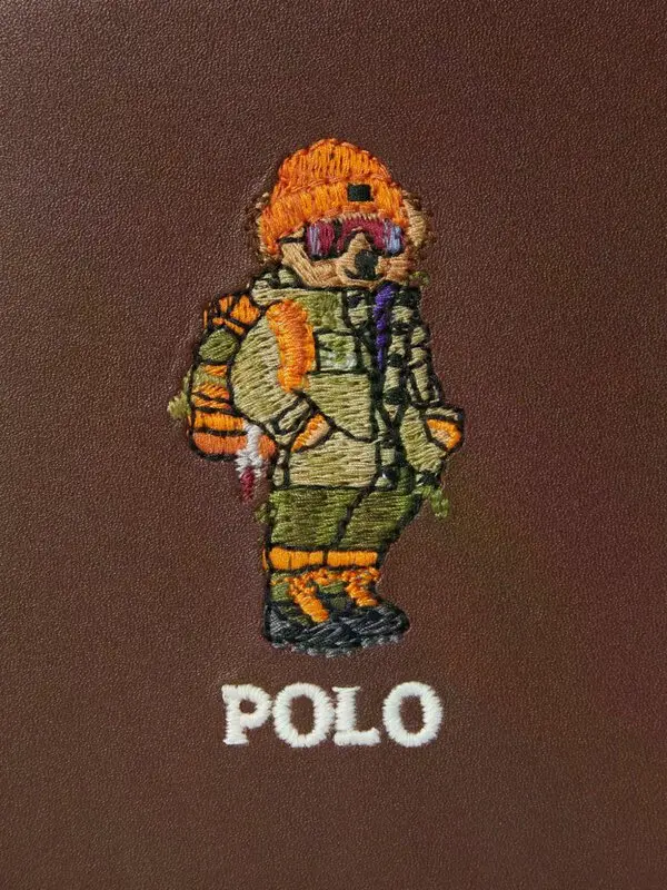Polo Ralph Lauren Polo Bear Leather Billfold Wallet