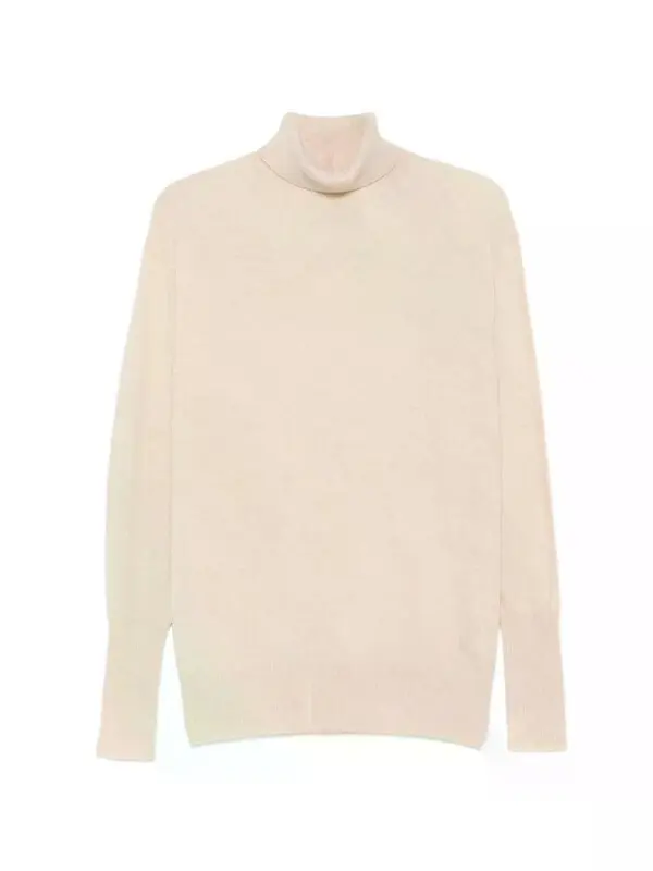 6397 Roll-neck Cashmere Sweater - Neutrals