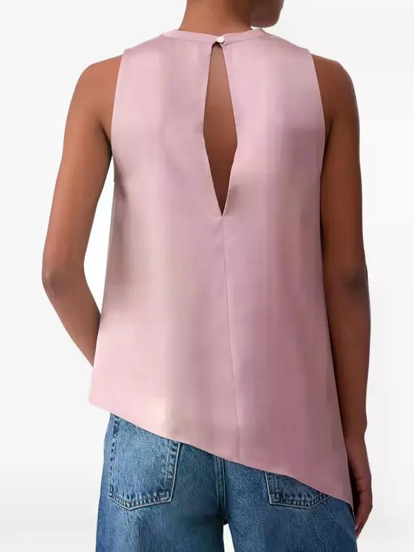 Liu Jo Asymmetric Satin Top