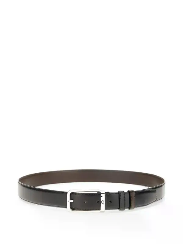 Montblanc Reversible Calf Leather Belt - Black