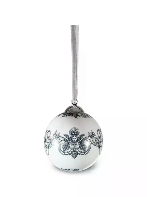 Versace X Rosenthal La Coupe Des Dieux Holiday Ornament - White