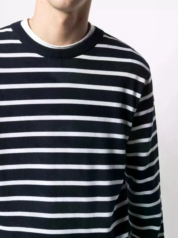Paul & Shark Striped Fine-knit Jumper