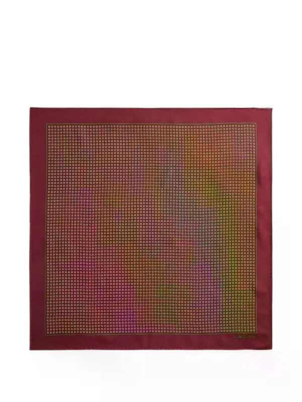 Polo Ralph Lauren Foulard-motif Square Scarf - Red