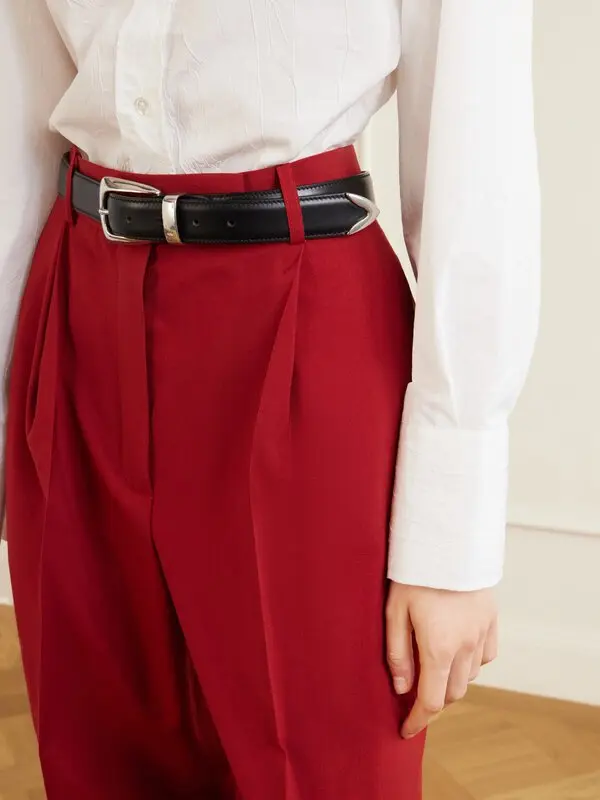 RÓHE Daria Virgin Wool Tapered Pants