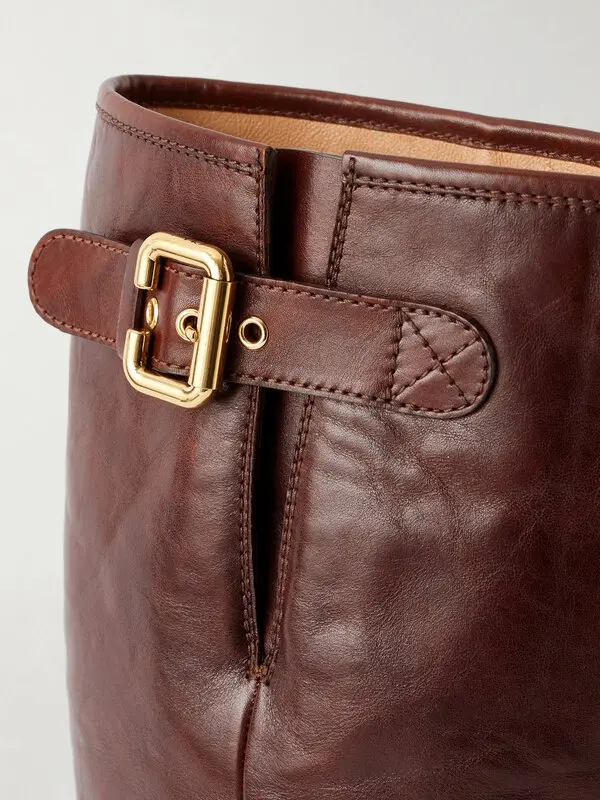 Chloé Delia Leather Knee Boots