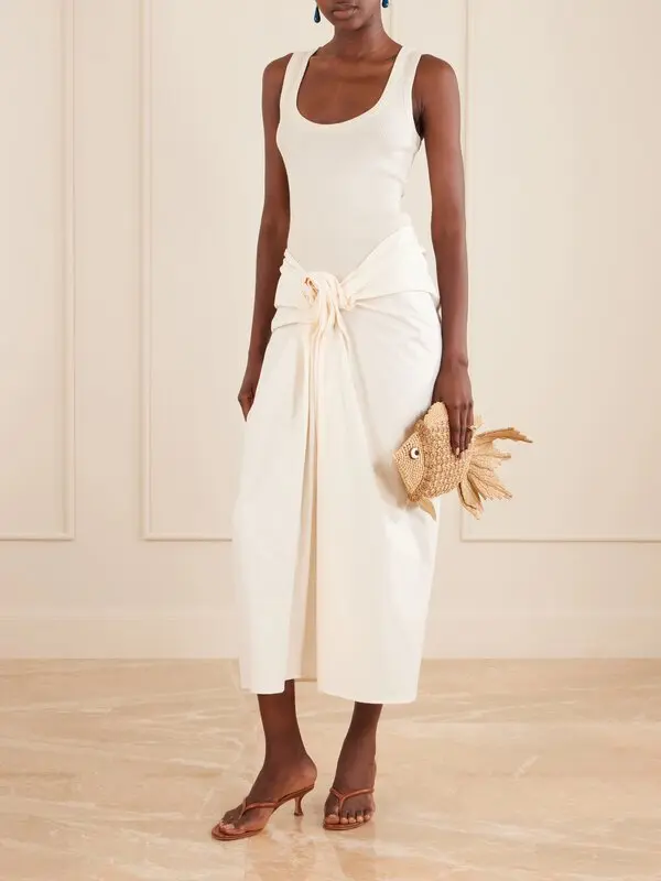 ANYA HINDMARCH Fish Raffia Clutch