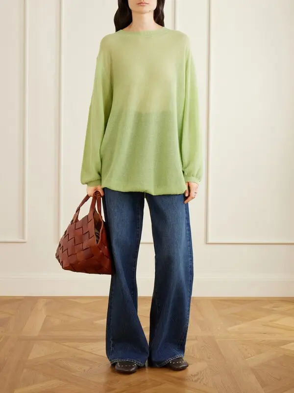 THE ELDER STATESMAN Cashmere Sweatshirt