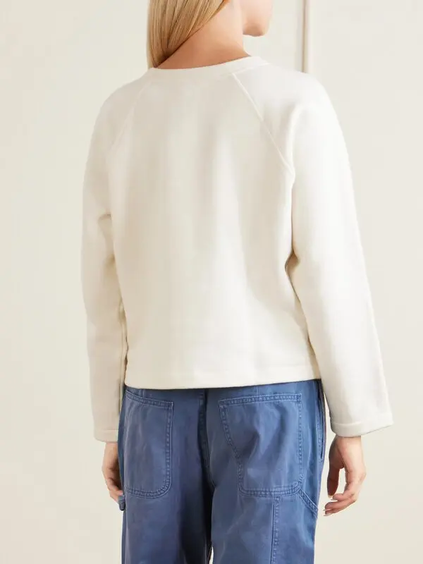B Sides Cotton-jersey Cardigan