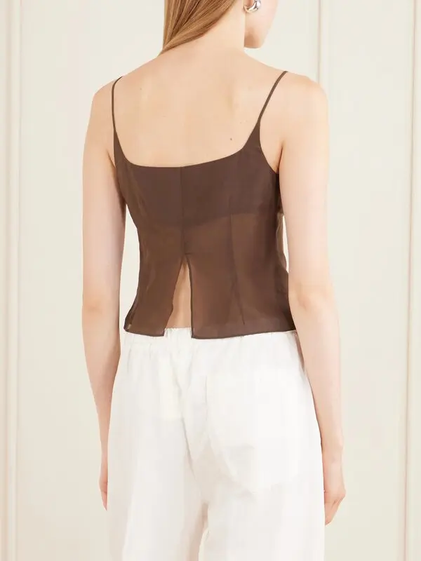 ST. AGNI Stretch Satin Cami