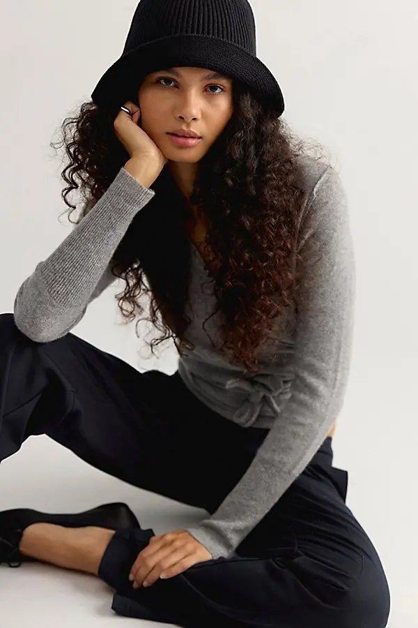 Free People Cherie Bucket Hat - Black