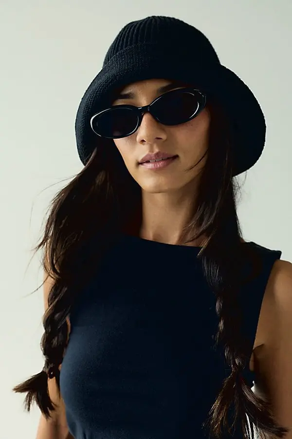 Free People Cherie Bucket Hat - Black