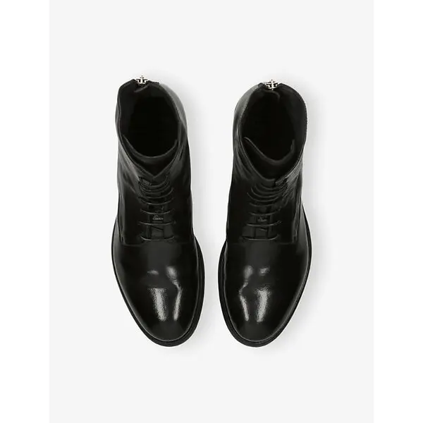 Officine Creative Hive Leather Ankle Boots - Black