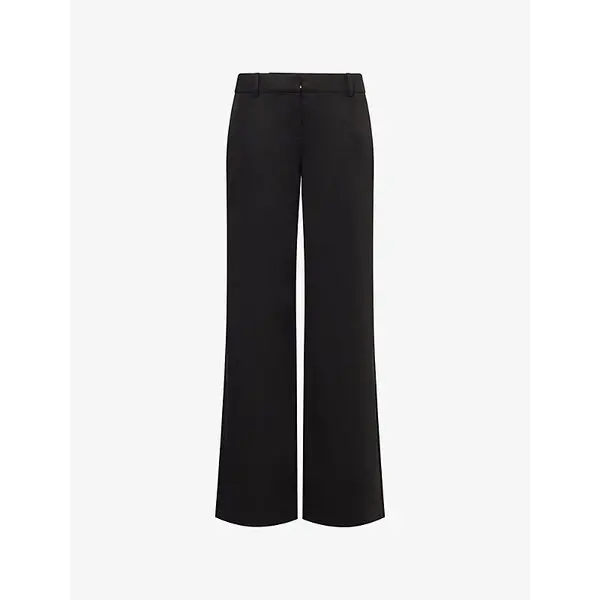 REFORMATION Gisele Low-rise Woven Trousers