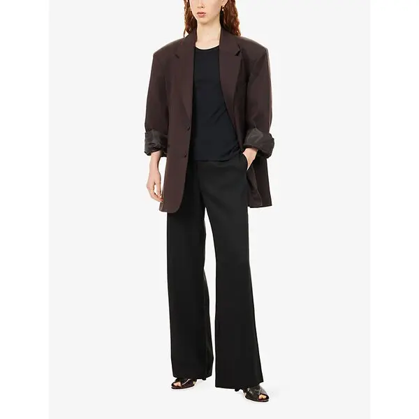 REFORMATION Gisele Low-rise Woven Trousers