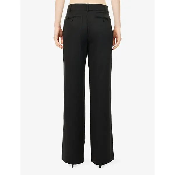 REFORMATION Gisele Low-rise Woven Trousers