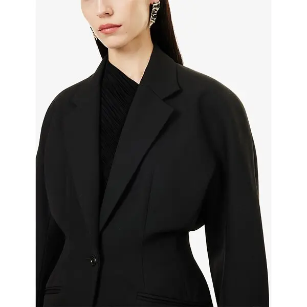 MUGLER Hourglass Tailored Wool Jacket