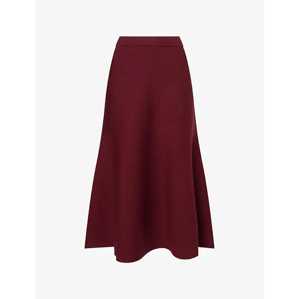 Simkhai Cassie Knitted Wool Maxi Skirt - Fig