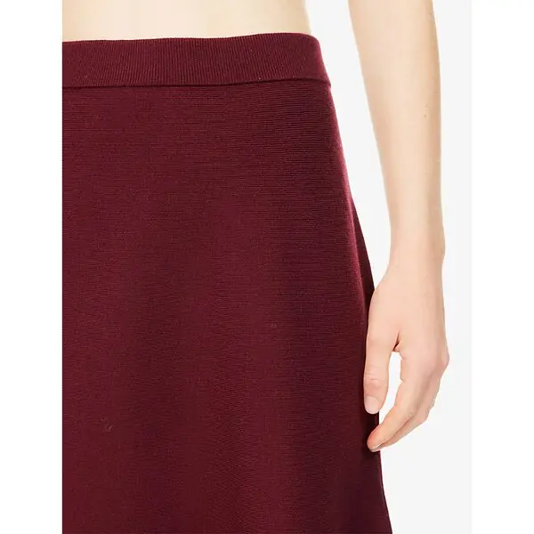 Simkhai Cassie Knitted Wool Maxi Skirt