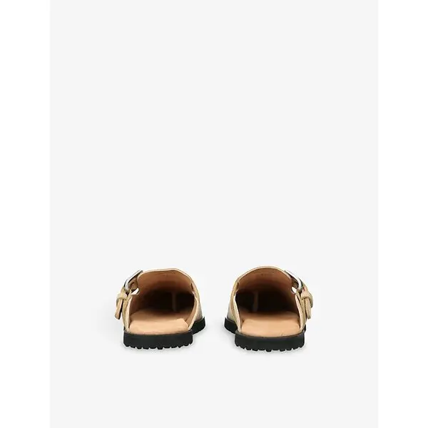 MAISON MARGIELA Tabi Daily Suede Mules - Khaki