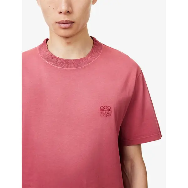 Loewe Anagram-embroide Cotton T-shirt