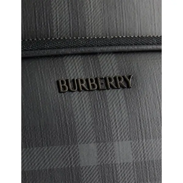 Burberry City Check Zip Coated-canvas Backpack