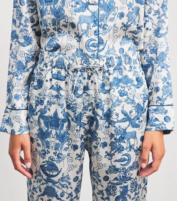 Harrods Silk Menagerie Pyjama Set