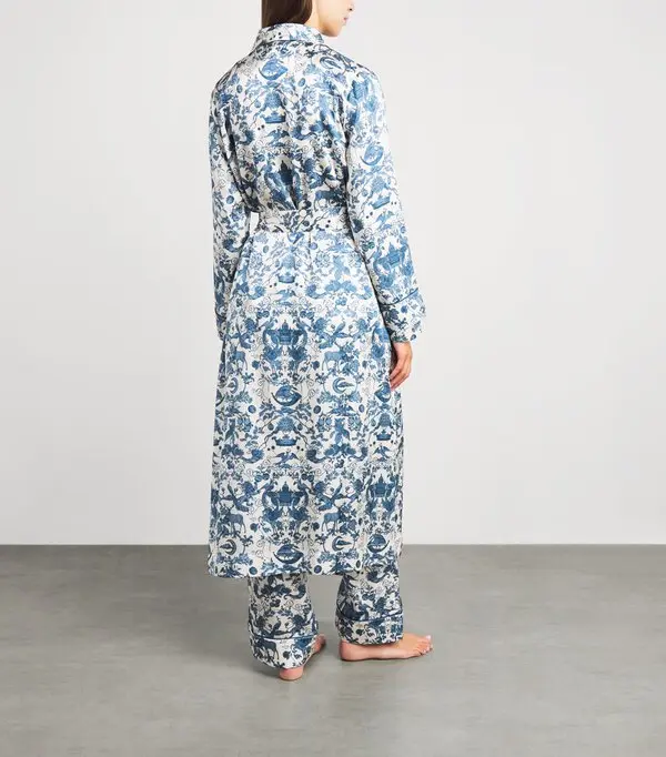 Harrods Silk Menagerie Night Robe