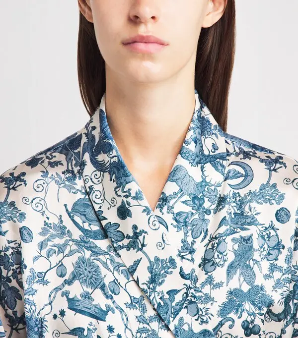 Harrods Silk Menagerie Night Robe