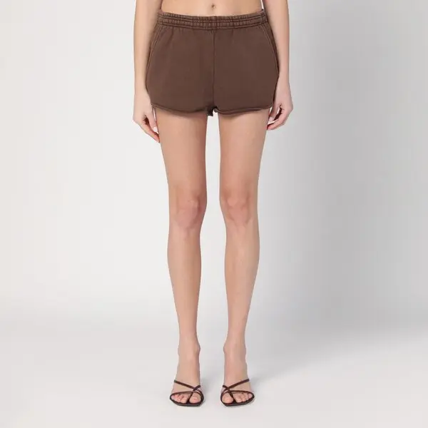 ENTIRE STUDIOS Cotton Shorts - Brown