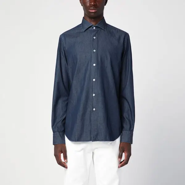 XACUS Denim Casual Shirt - Blue