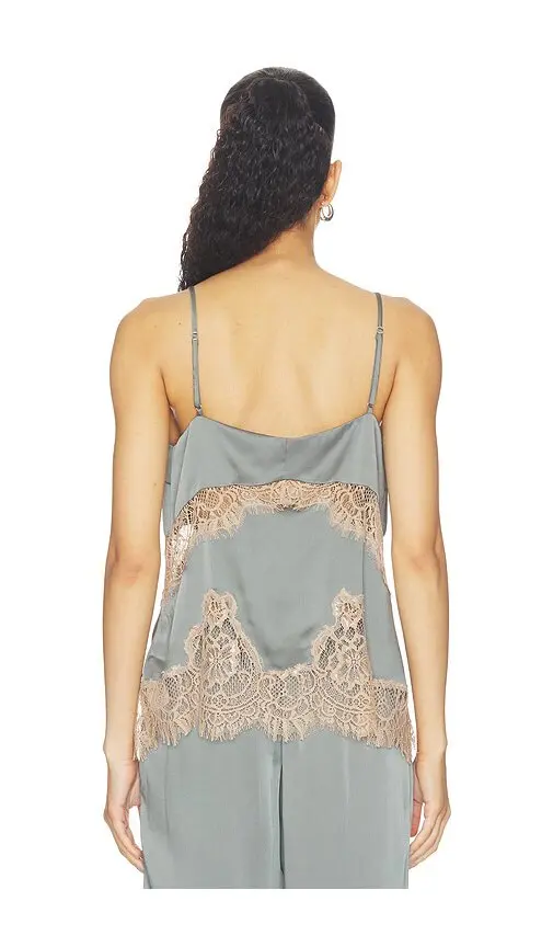 L'Agence Mitsu Lace Trim Cami In . Also - Olive