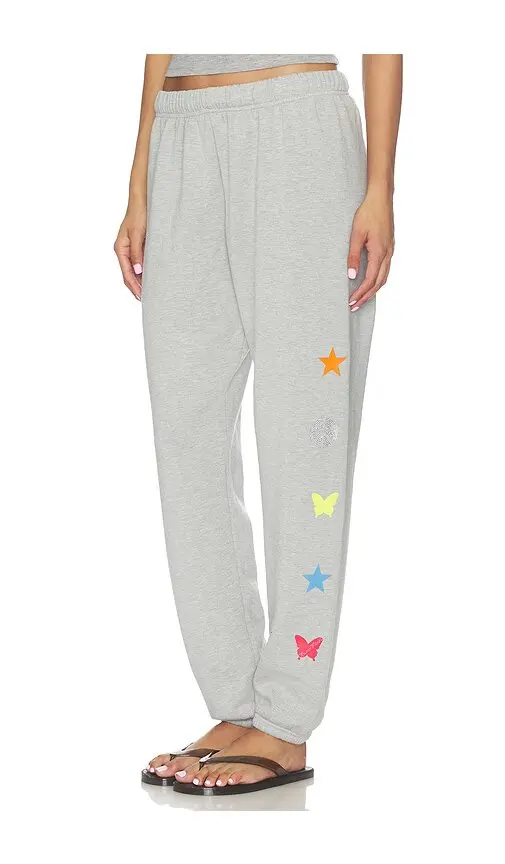 Lauren Moshi Tanzy Boyfriend Sweatpant In . Also - Grey