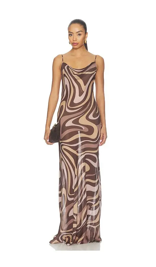 L'Agence Christine Dress In . Also - Brown