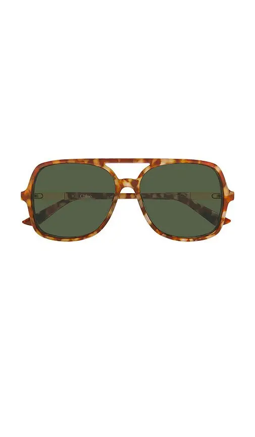 Chloé Aviator Sunglasses - Brown