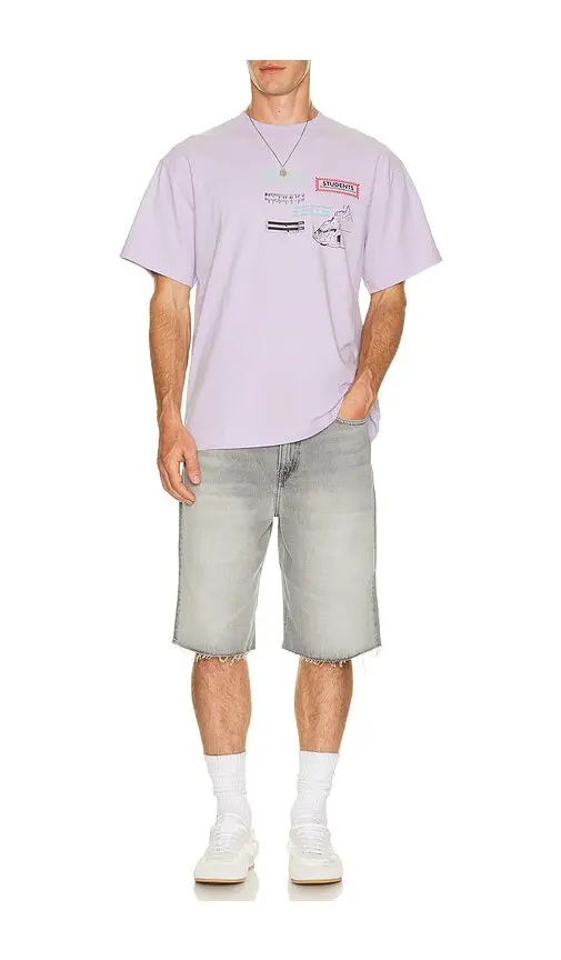 STUDENTS GOLF Golf Theory Short Sleeve T-shirt In . Also - Lavender