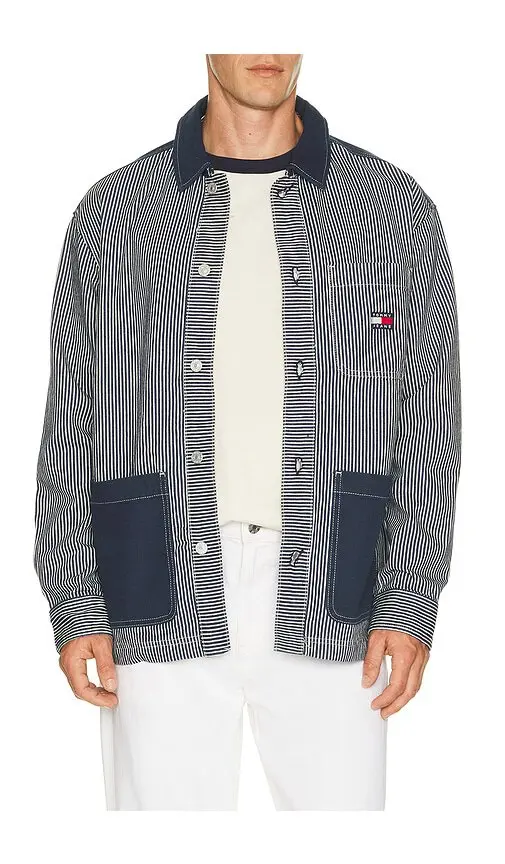 Tommy Hilfiger Shirt Jacket In . Also - Blue