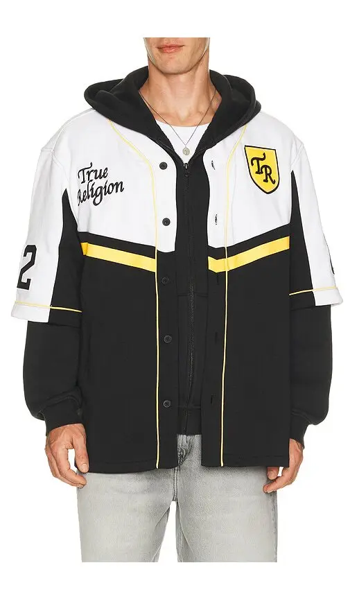 True Religion Shirt Sleeve Baseball Jersey In . Also - Multi