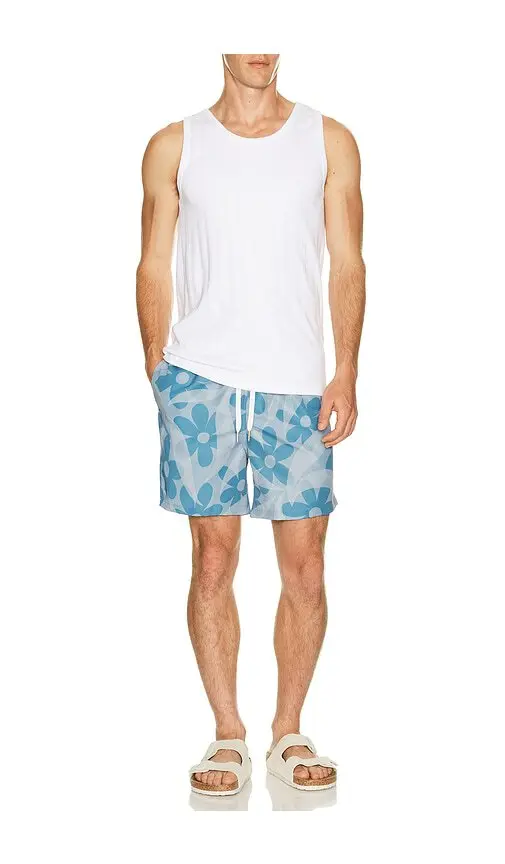 BATHER Grotto Daisy Trip Swim Trunk In . Also
