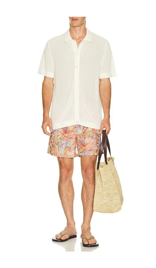 BATHER Macaw Jungle Swim Trunk In . Also