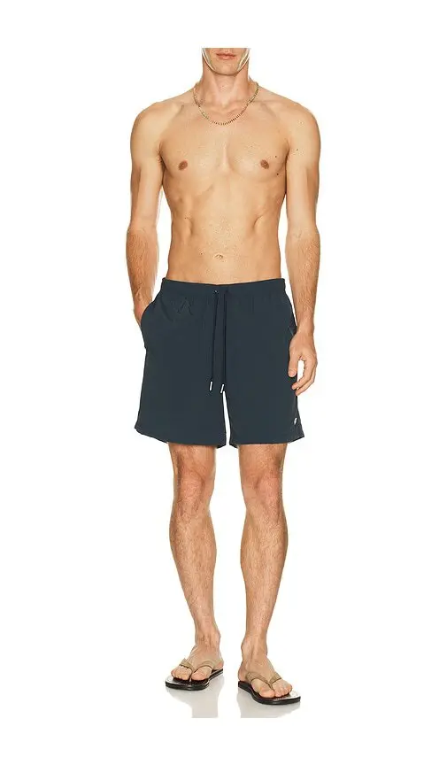 BATHER Solid Swim Trunk In . Also