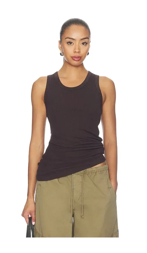 AGOLDE Twisted Poppy Tank Top In . Also - Brown