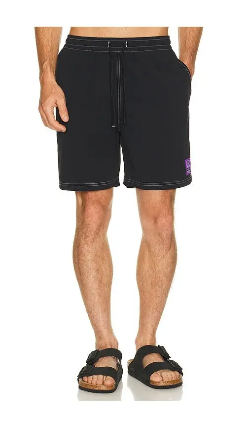 Deus Ex Machina Jasper Swim Short In . Also - Black