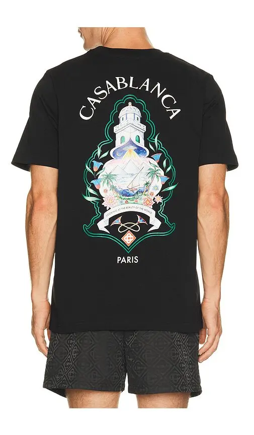 Casablanca Classic T-shirt In . Also - Black