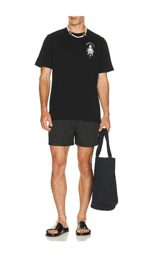 Casablanca Classic T-shirt In . Also - Black