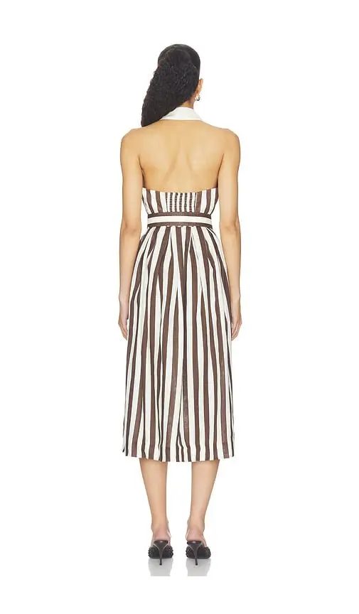 Cara Cara Quentin Midi Dress In . Also - Brown