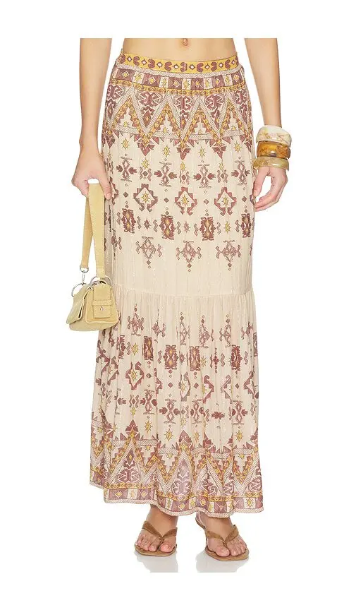 Ba&sh Zaya Skirt In . Also - Brown