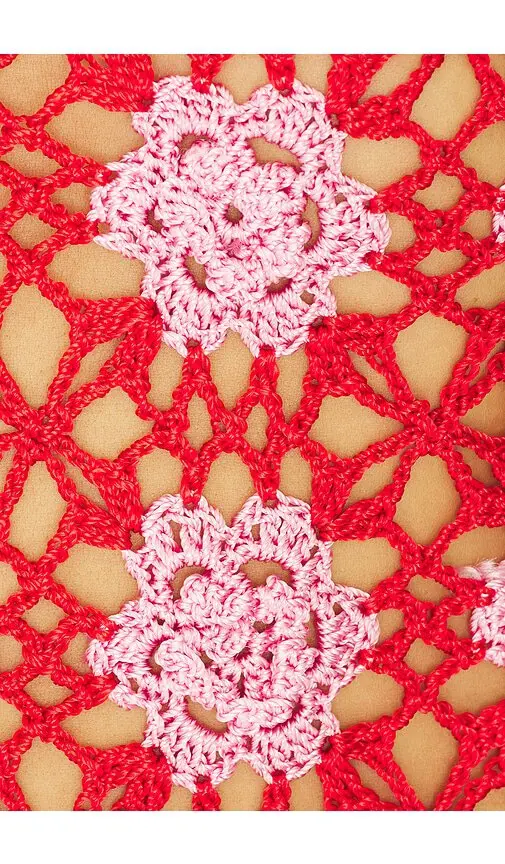Frankies Bikinis Julie Crochet Mini Dress In . Also