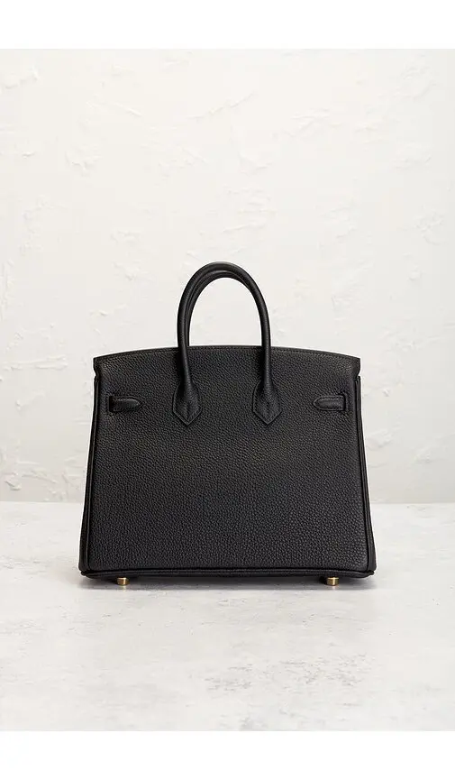 FWRD RENEW Hermes Togo Birkin 25 Handbag - Black
